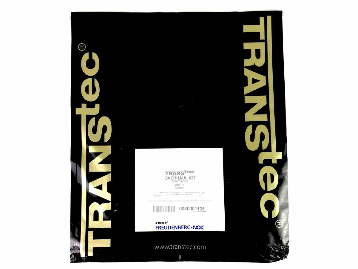 Overhaul Kit Transtec w/o Pistons TF80-SC AW6A-EL AF40 — Sun Transmissions
