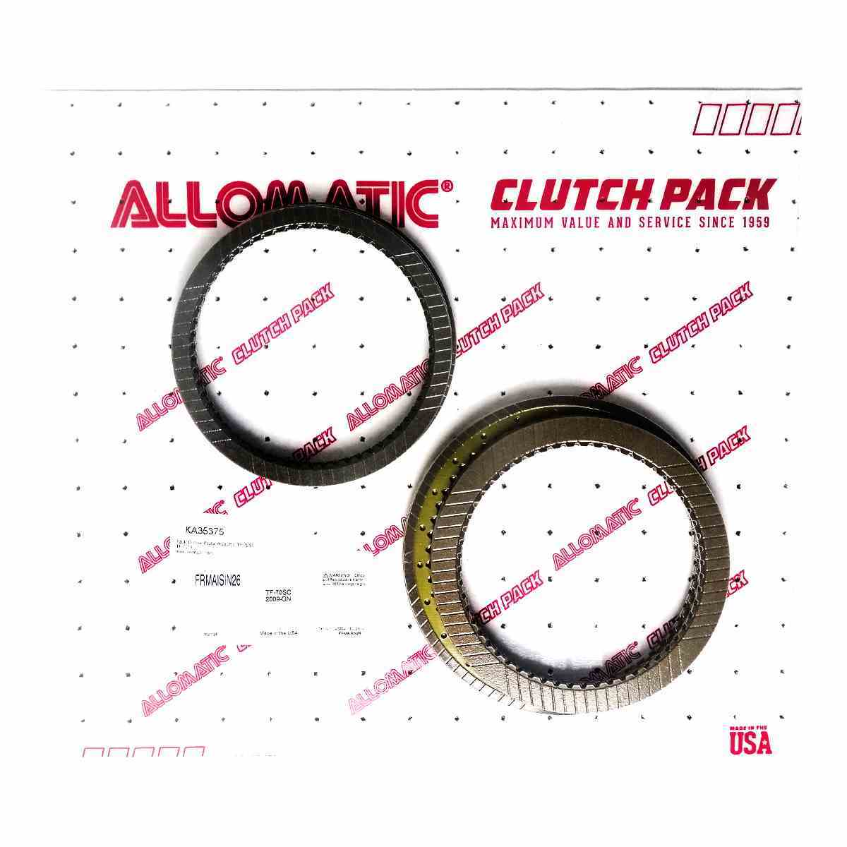 FRMAISIN26 Friction Pack Allomatic Tf-70sc Tf-72sc — Sun Transmissions