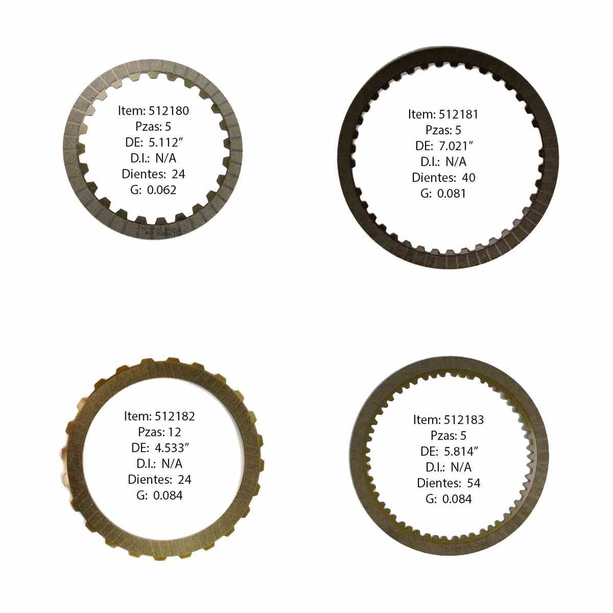 Frmzf18 Friction Pack Allomatic Zf8hp45 — Sun Transmissions