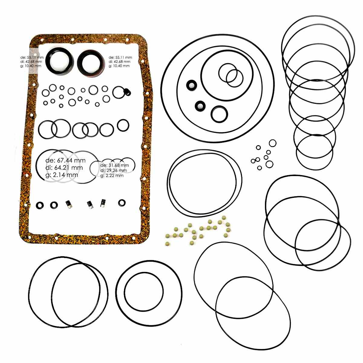 Overhaul Kit Transtec A760E A760F A760H A761E SJ6A-EL TB-60SN 04/UP ...