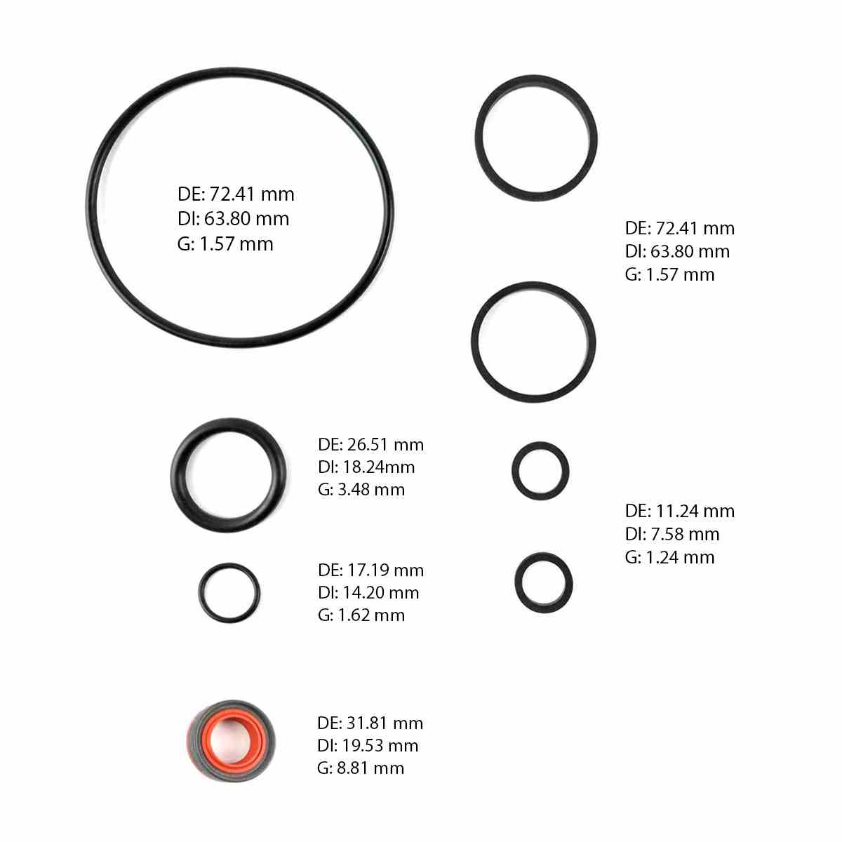 Pump Seal Kit Transtec Eaton Series U — Sun Transmissions