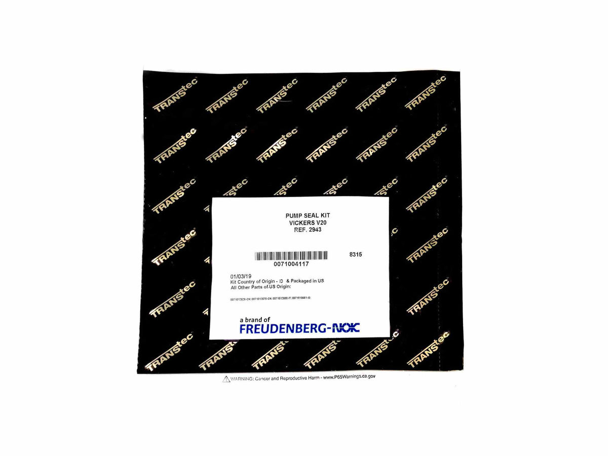8315 Pump Seal Kit Transtec For Vickers Series V20 — Sun Transmissions