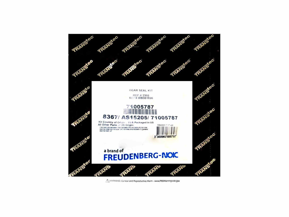 Gear Seal Kit Dodge D50 87/92 Mitsubishi Pickup 87/91 — Sun Transmissions
