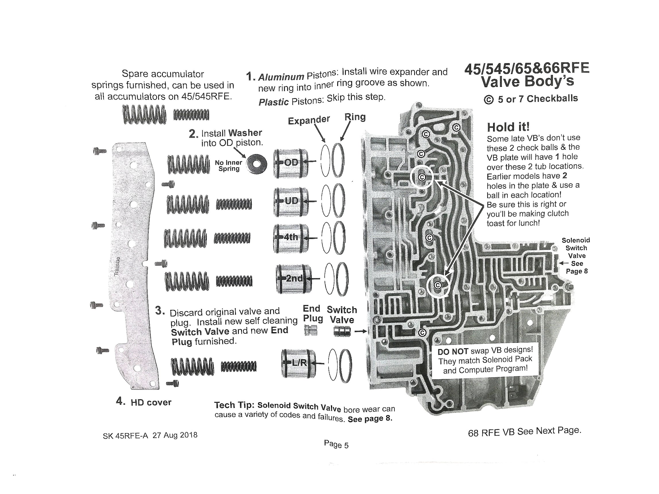 Shift Kit Transgo 45rfe 5-45rfe 68rfe — Sun Transmissions