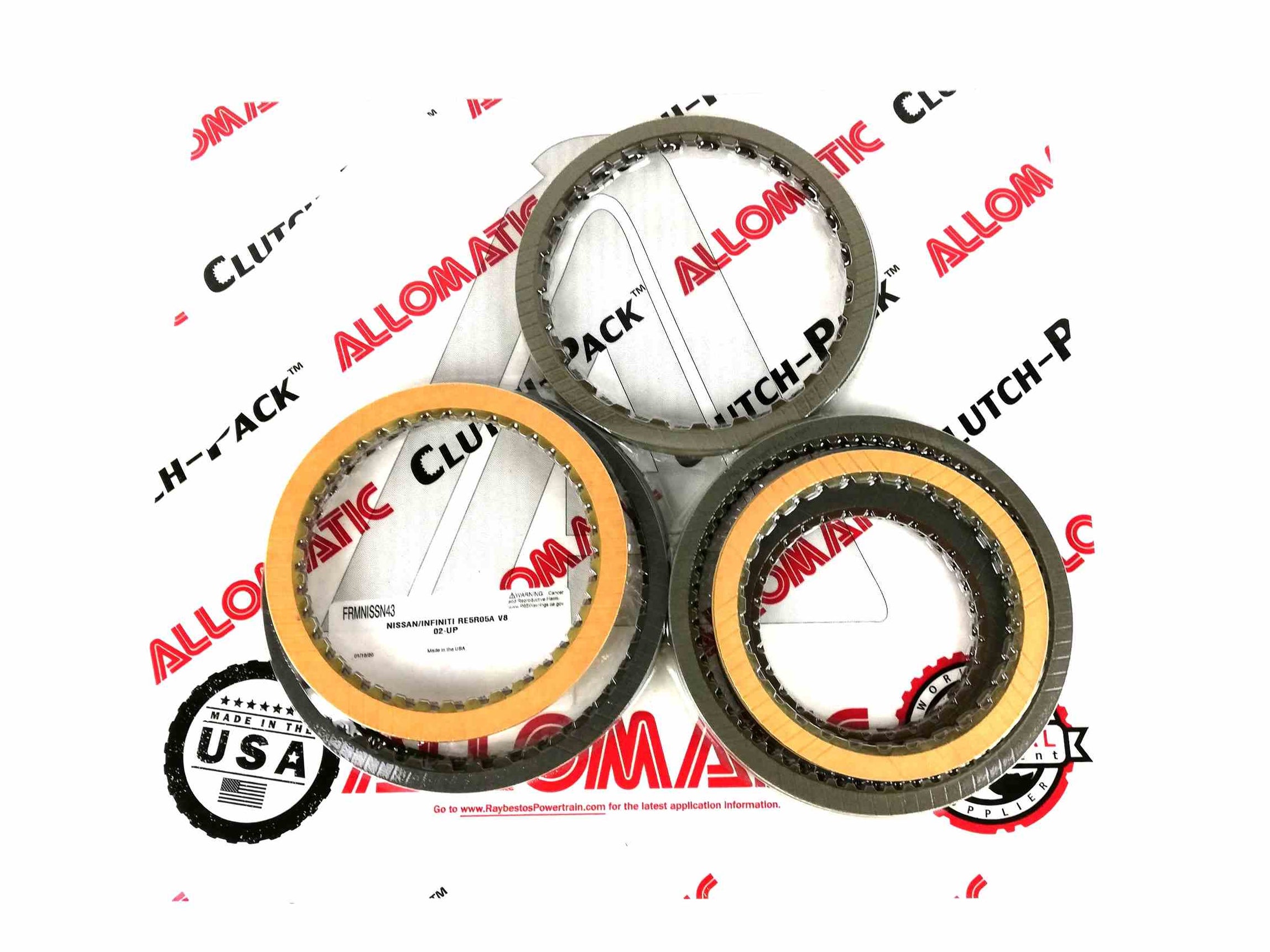 Friction Pack Allomatic V8 RE5R05A A5SR1 JR507E A5SR2 — Sun Transmissions
