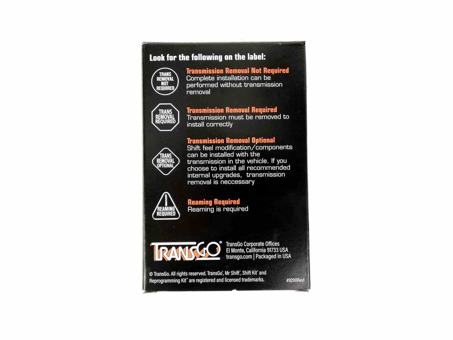 SK 44-55E Shift Kit Transgo 4R55E 5R55E 4R44E 5R44E — Sun Transmissions